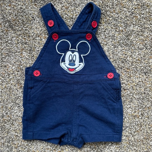 Disney | Bottoms | Mickey Mouse Blue Overalls | Poshmark